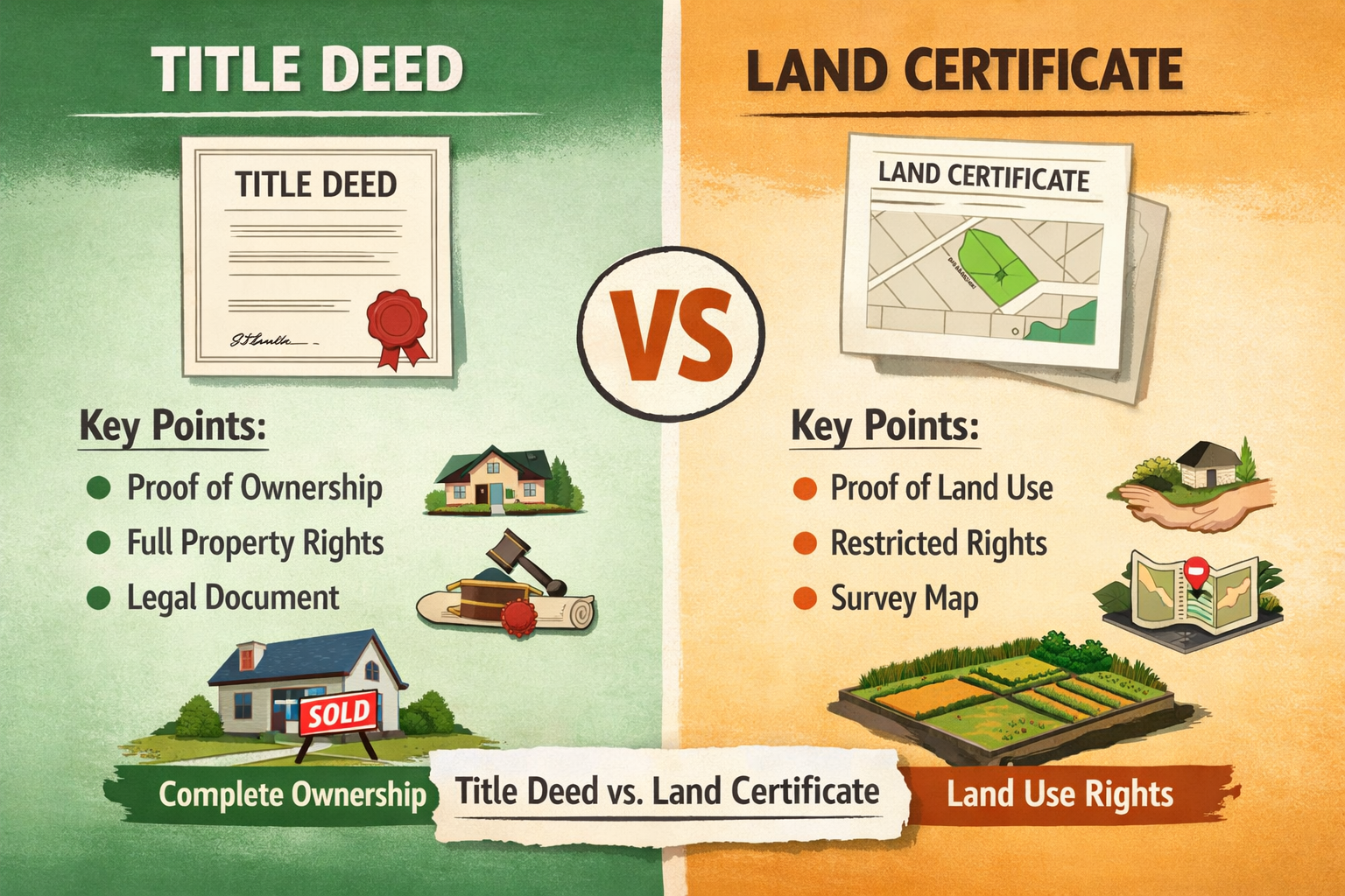 Title Deed vs Land Certificate: Key Differences Explained | Great ...