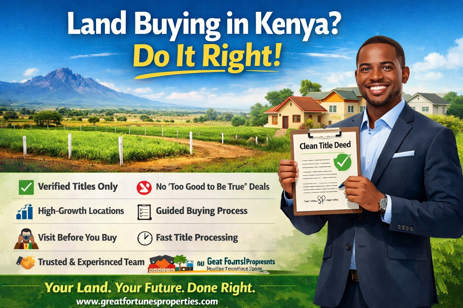 Buying Land in Kenya? 7 Costly Mistakes You Avoid When You Choose Great ...